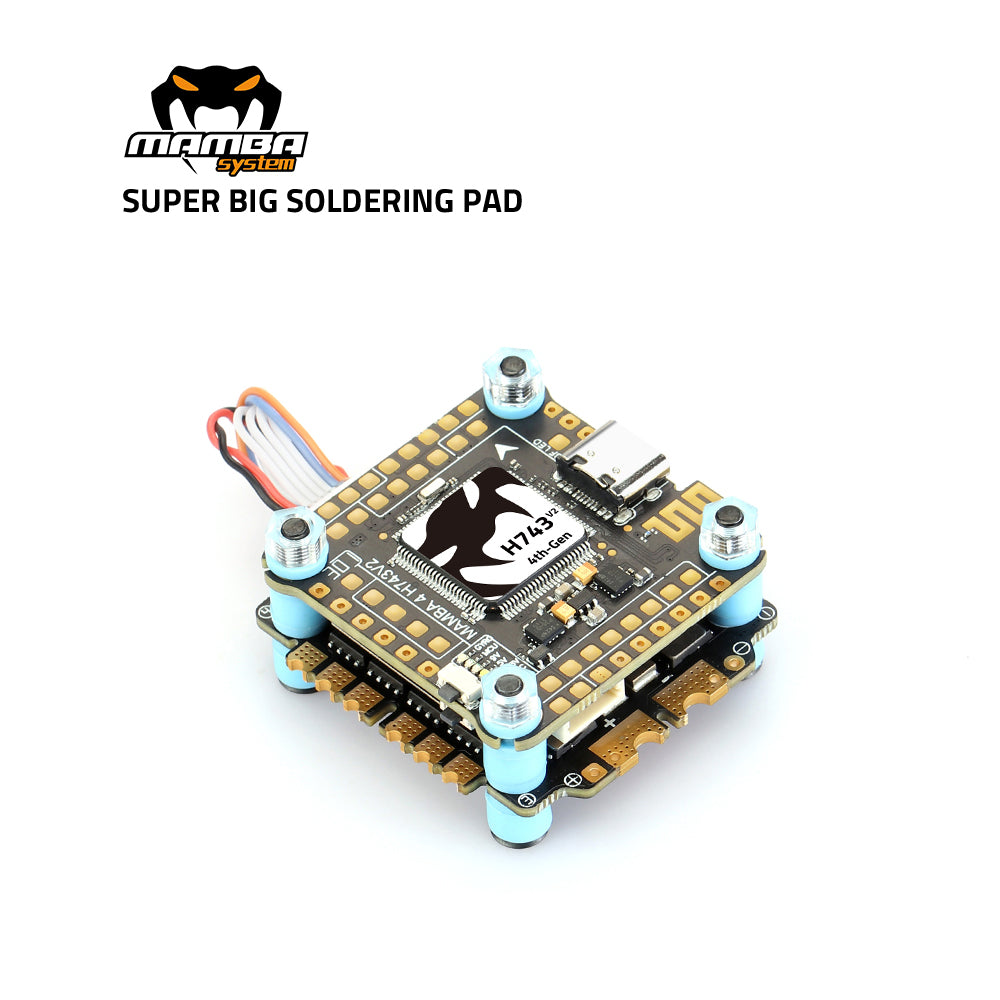 MAMBA MK4 H743 V2 55A/65A 128K Flight Control Stack 30mm/M3